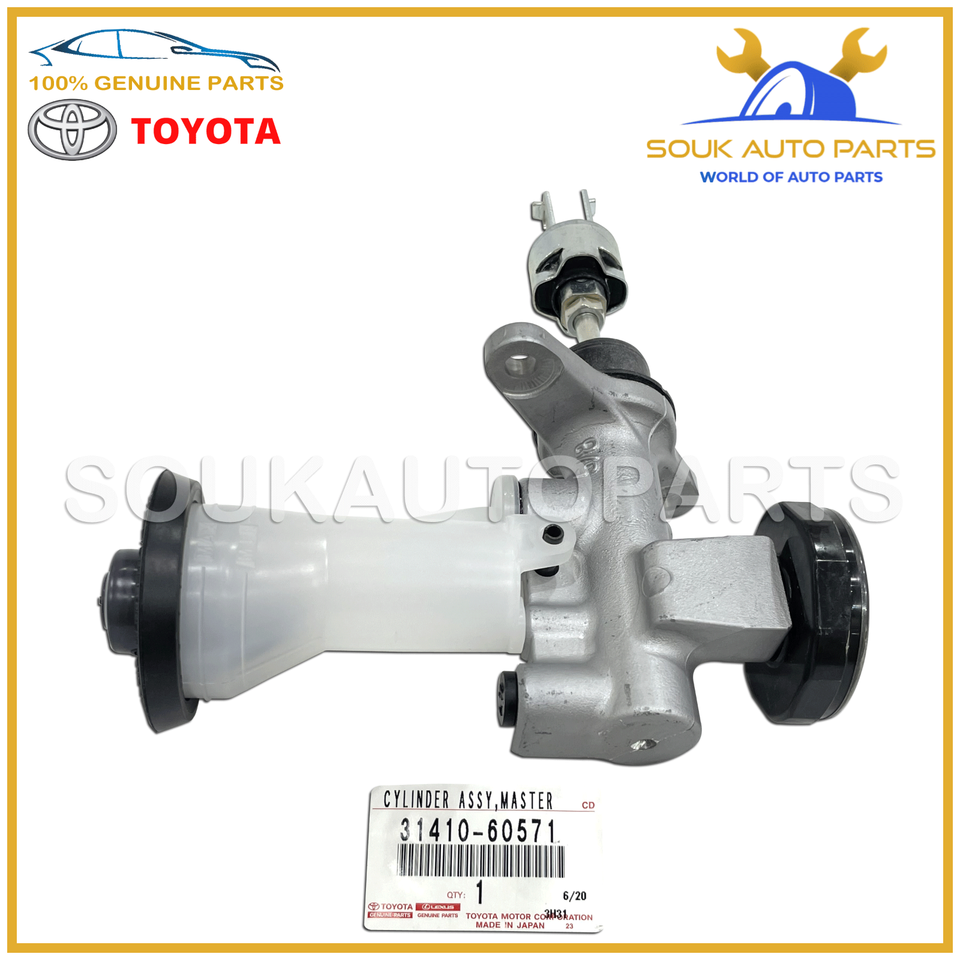 31410-60571 Genuine Toyota CLUTCH MASTER CYLINDER ASSY 3141060571 OEM ...
