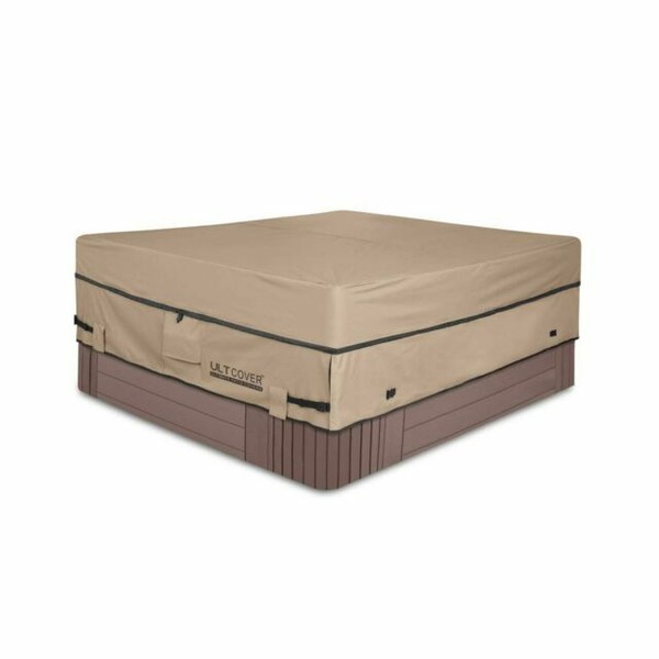 ULT Cover 43397-55205 85 x 85 inch Waterproof Polyester Square Hot Tub ...