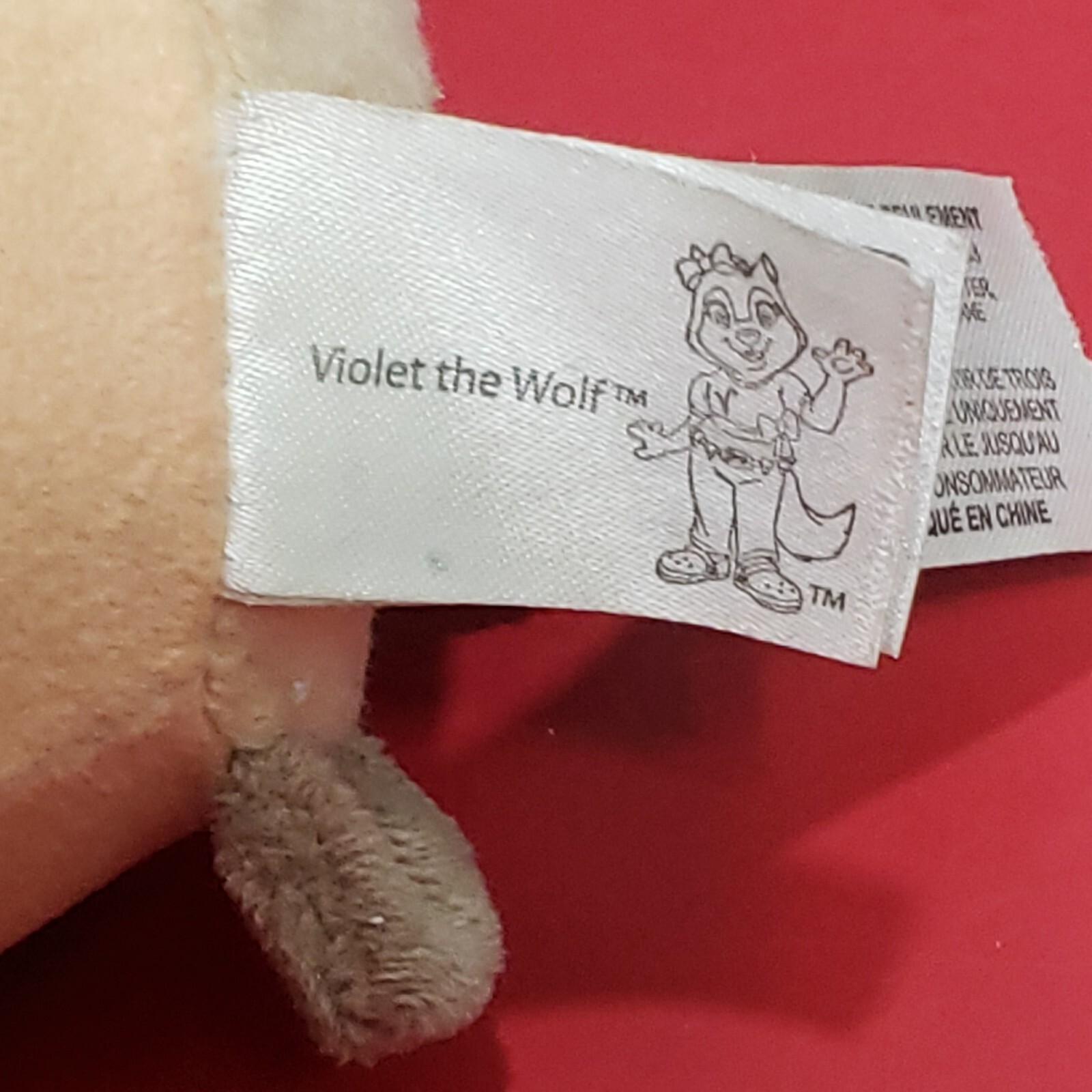 Rare Ty Beanie Balls Violet the wolf Plush (4 Inch) Fiesta Toy Doll ...