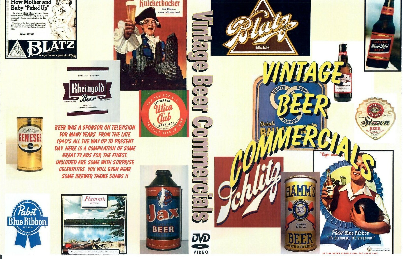 VINTAGE BEER COMMERCIALS ON DVD | eBay