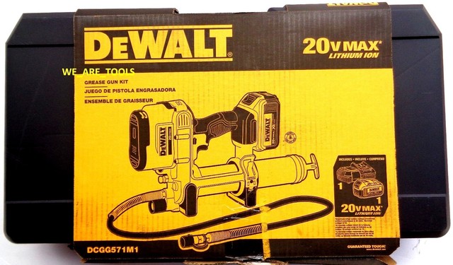 DEWALT DCGG571 20V Cordless Grease Gun for sale online | eBay