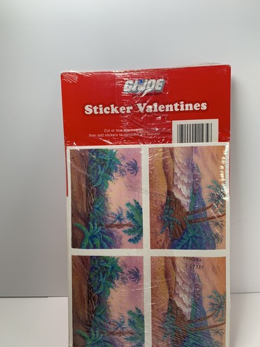 Vintage GI Joe Action Figure Valentine's Cards Stickers Hallmark Sealed ...