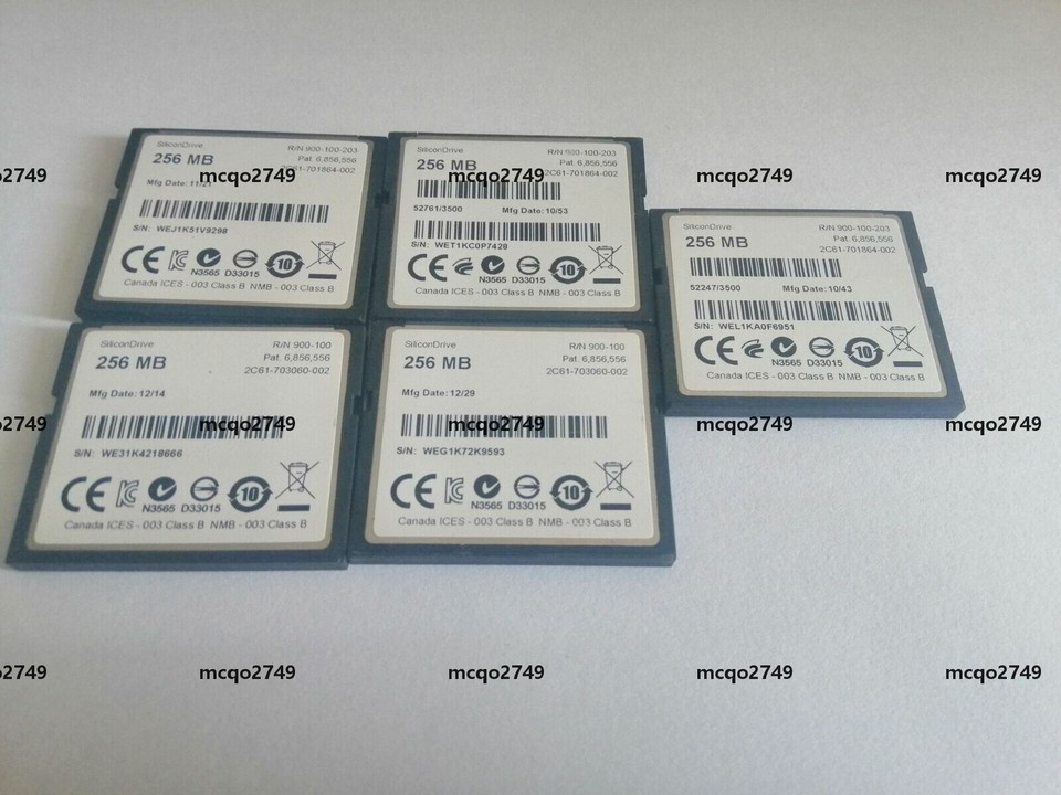 5PCS WD SILICONDRIVE 256MB CF cards PATA compact flash SSD-C25M | eBay