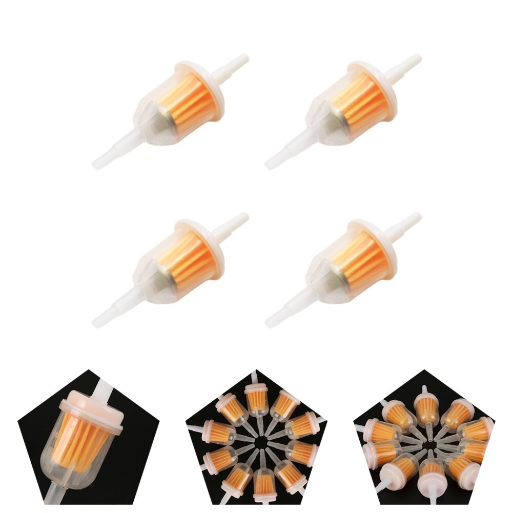 Small Gasoline Engine Fuel Filters Pack of 4 Enhanced Filtering ...
