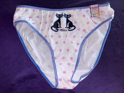 Mudd Girl Cats Teen Y2K Vintage Cotton Panty XL 14 - 16 Underwear ...