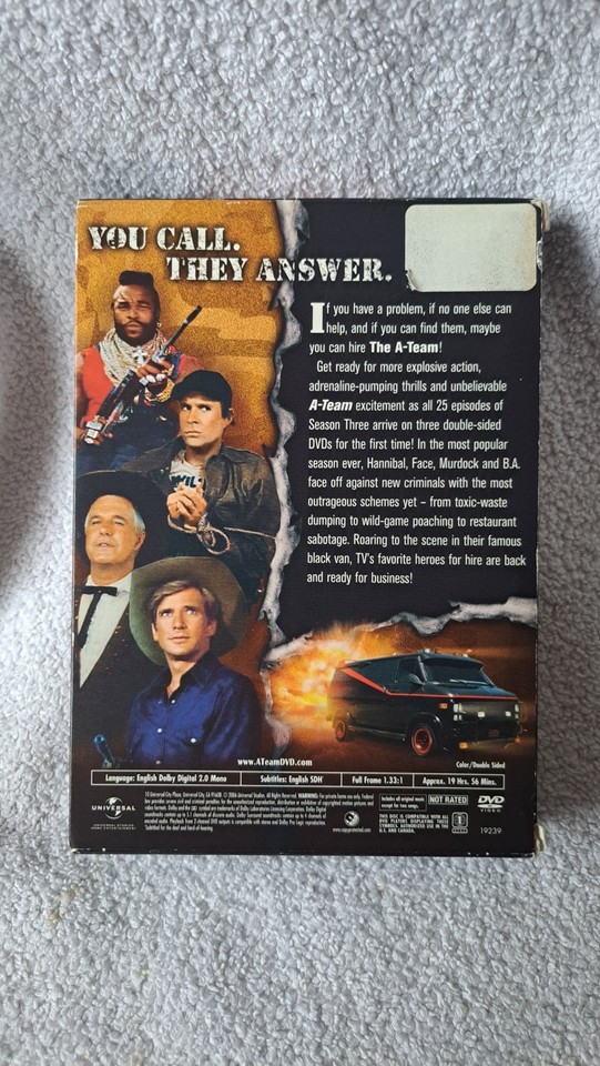 THE A-TEAM 1983 SEASON 1-3 DVD BOX SET'S+ THE BLUE MAX DVD | eBay UK