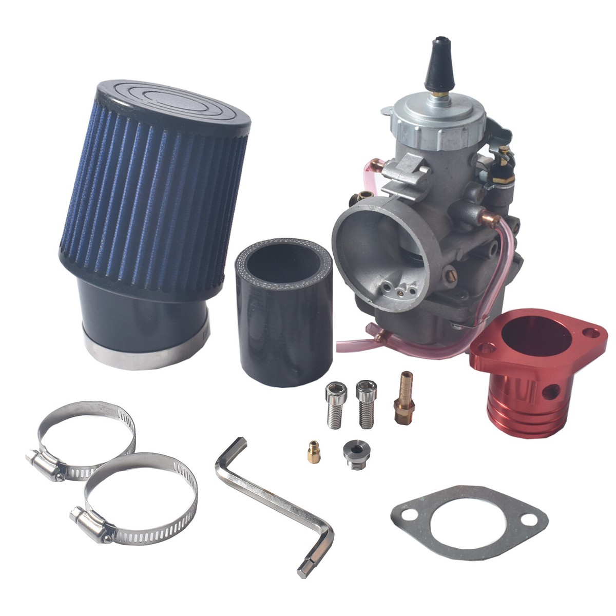 Carburetor Air Filter Adapter S&S CV Air Cleaner Adapter For Mikuni