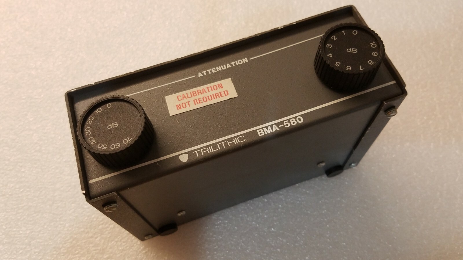 Trilithic BMA-580 Variable Attenuator, SMA DC-2 GHz, 0-80 dB by 1 dB ...