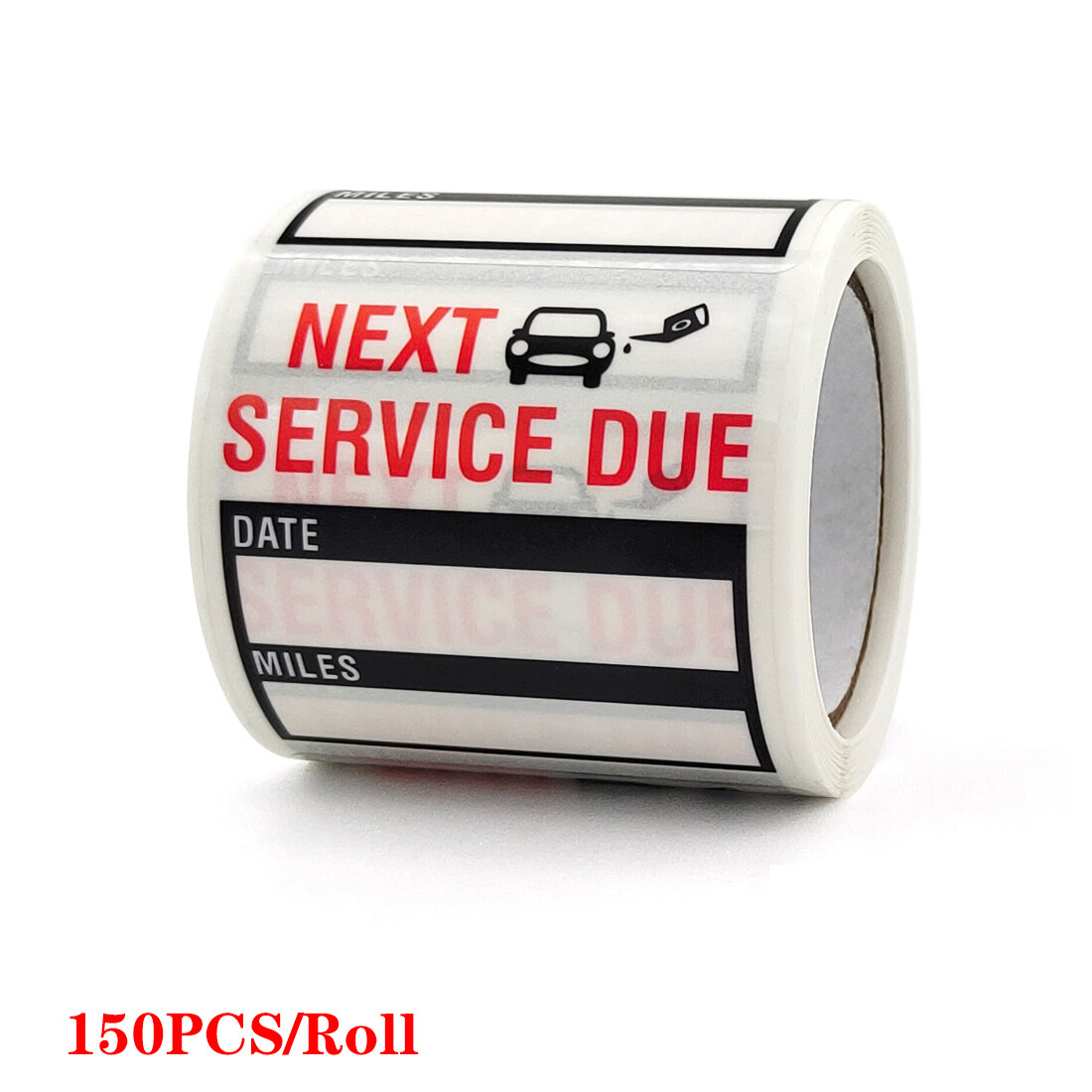 150PCS Car Oil Change Service Reminder Sticker Clear Lite Stock ...