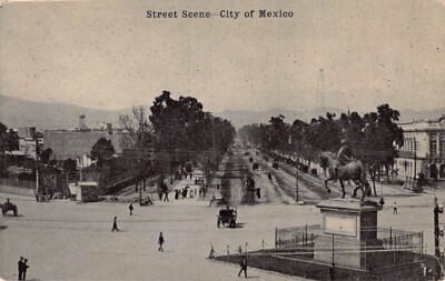 Postcard MX: RPPC Street Scene, Mexico City, Early 1900's, H.H ...