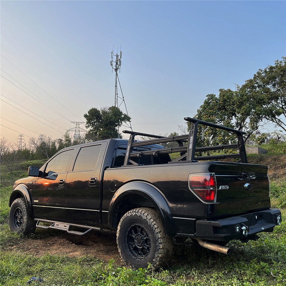 Adjustable Height Truck Bed Cargo Rack Ladder Extend for Universal ...