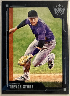 Trevor Story 2022 Diamond Kings Blue Frame #52 Colorado Rockies | eBay