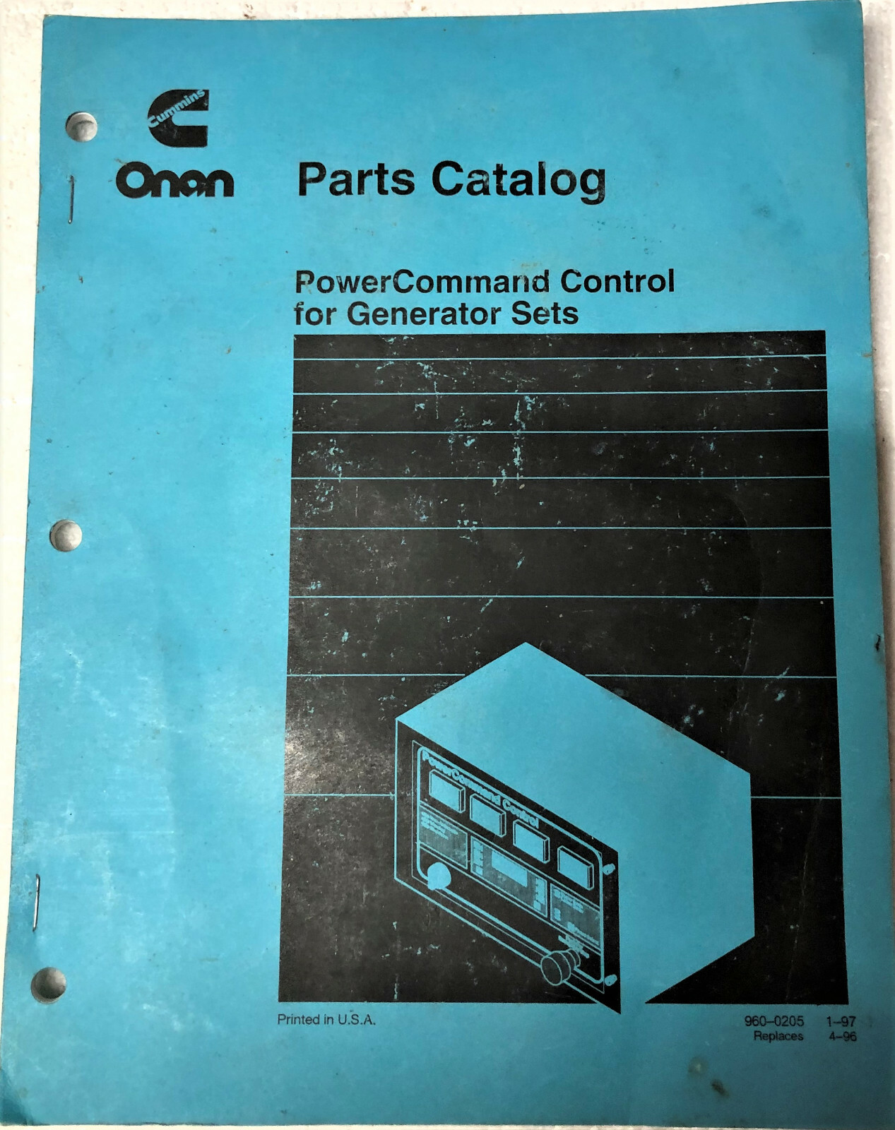 Cummins Onan Power Command Control Box Parts Manual 1997 | eBay