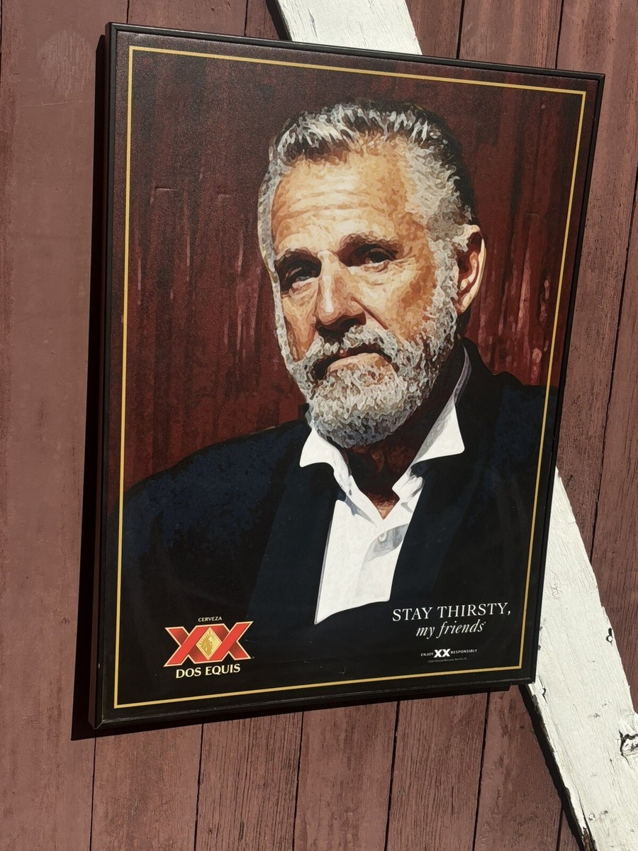 Dos Equis Mann Blank New Dos Equis NASCAR Style Twill Cotton Jacket