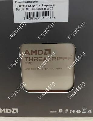 AMD Ryzen Threadripper PRO 7965WX CPU processor 24 cores/48 threads ...