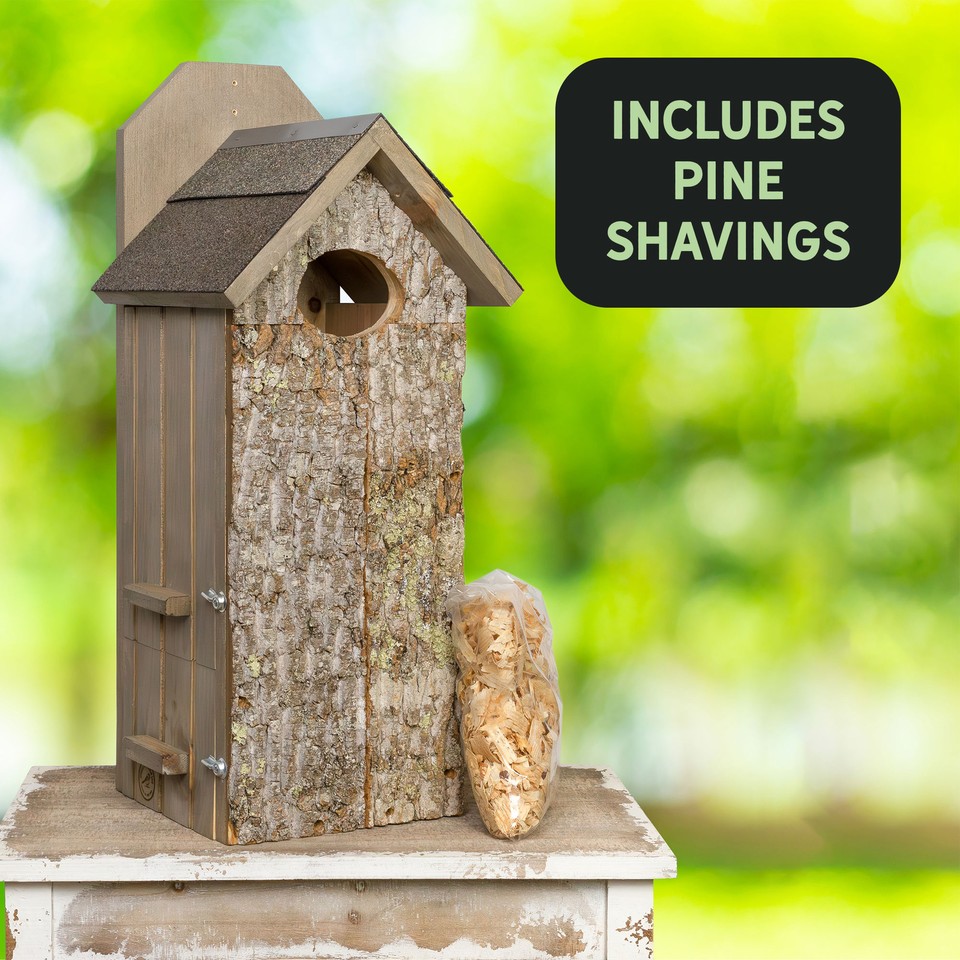 Premium Pine Wood Duck House; Rustic Handmade Duck Nesting Box | eBay