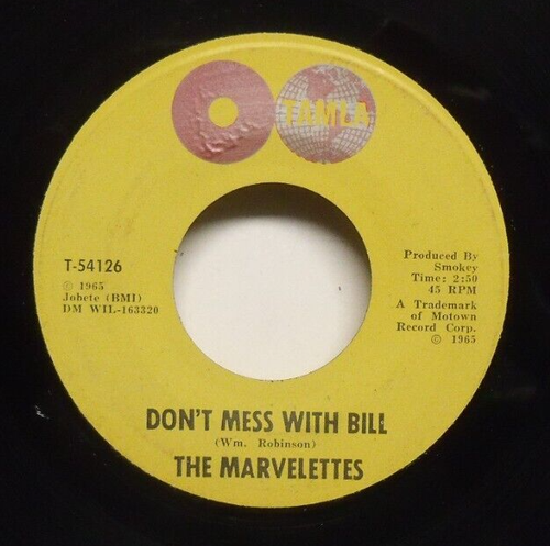 The Marvelettes - Don't Mess With Bill - 1965 Motown 45 | eBay