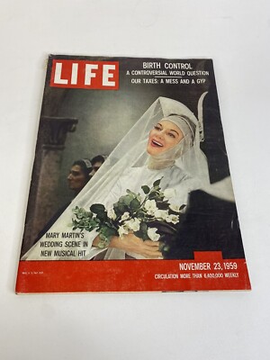 Vtg LIFE Magazine Mary Margaret Musical November 23 1959-Birth Control ...