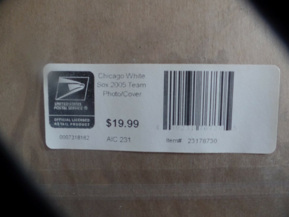 2005 Chicago White Sox Team USPS Photo 1st Day Cover 12 x 16" Sealed 4 ...