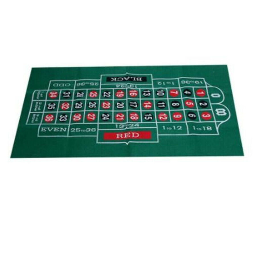Waterproof Blackjack Roulette Casino Poker Table Top Felt Cloth Cover ...