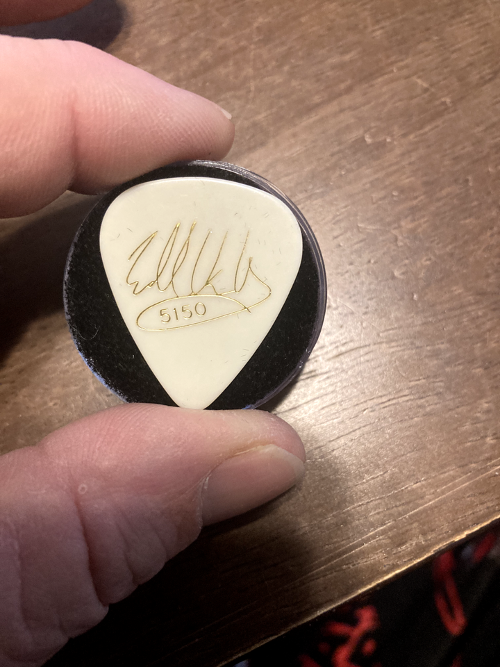 Eddie Van Halen Guitar Pick OU812 Signature pick 5150 RARE | eBay