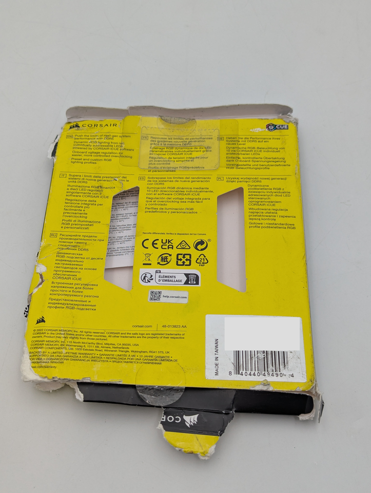 Corsair Vengeance RGB DDR5 64GB (32GB x 2) 6400MHz Performance RAM - In ...