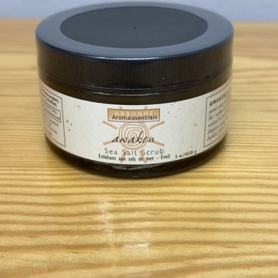 Arbonne Aromassentials AWAKEN Sea Salt Scrub 5 oz New & Sealed | eBay