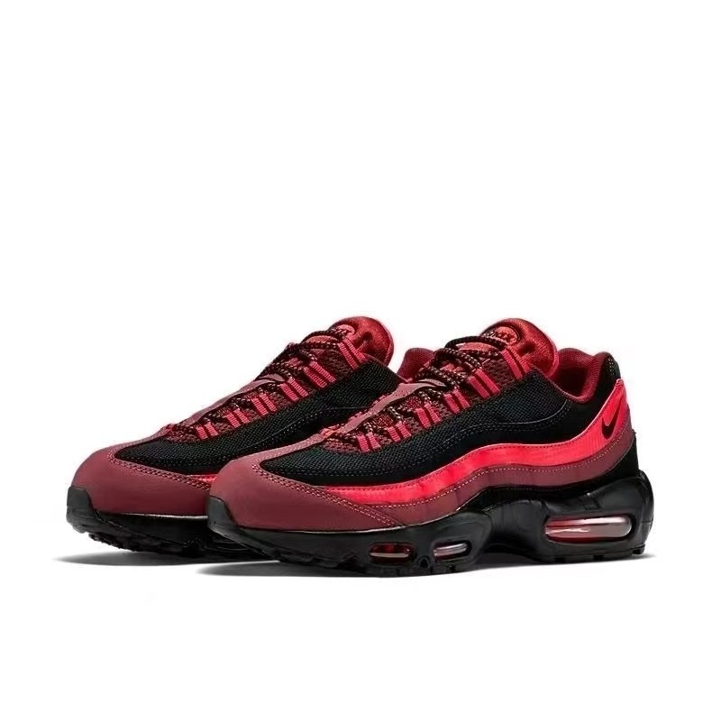 Nike Air Max 95 OG Neon Retro Sporty comfortable black and red Men's ...