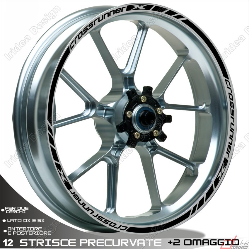 Trims Stickers Sport Wheel Stickers for Honda VFR 800 X Crossrunner Ne ...