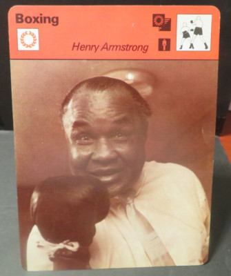 SC176 1977-79 SPORTSCASTERS BOXING HENRY ARMSTRONG | eBay