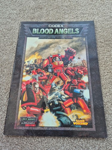 WARHAMMER 40,000 40K CODEX BLOOD ANGELS 3RD EDITION GAMES WORKSHOP 1998 RPG BOOK | eBay