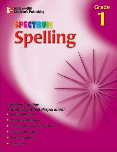 Spectrum Spelling, Grade 1 Workbook Unmarked Frank Schaffer ...