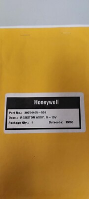 HONEYWELL 30754465-501 RESISTOR ASSEMBLY 0-10V | eBay