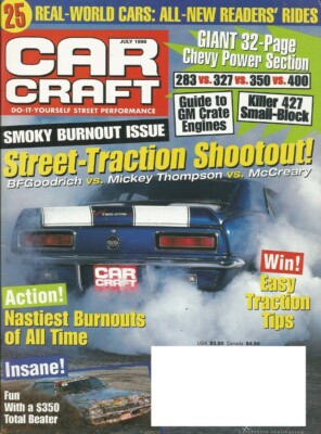 CAR CRAFT 1998 JULY - 427 MOUSE, 10-sec. TRANS AM | eBay