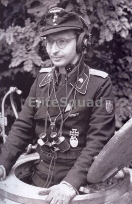 WW2 Picture Photo German Tank Panzer Commandant 0156 | eBay