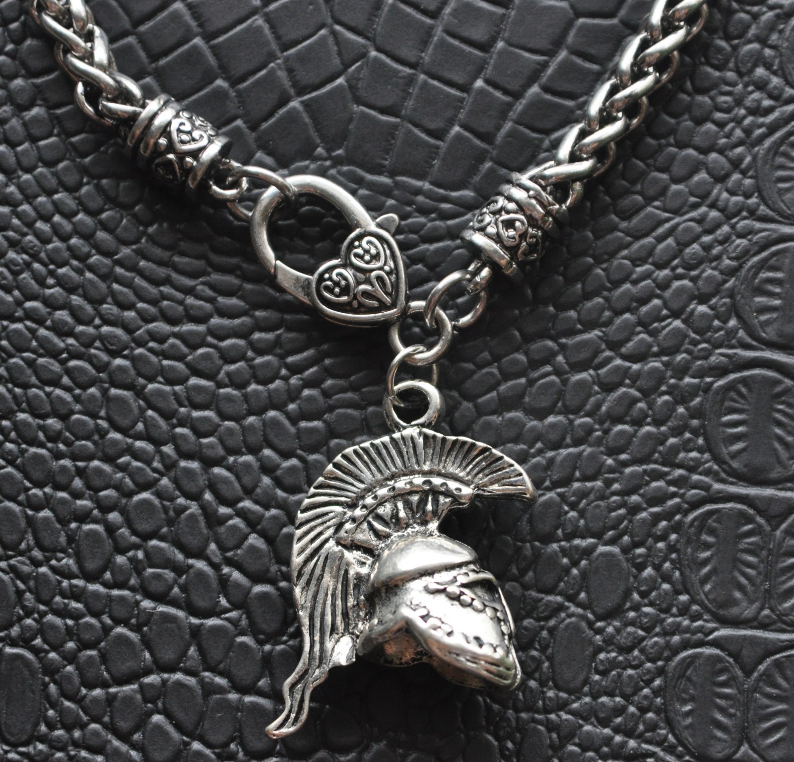 Roman Empire Ancient Greek Spartan Warrior Mohawk Helmet Charm Bracelet ...