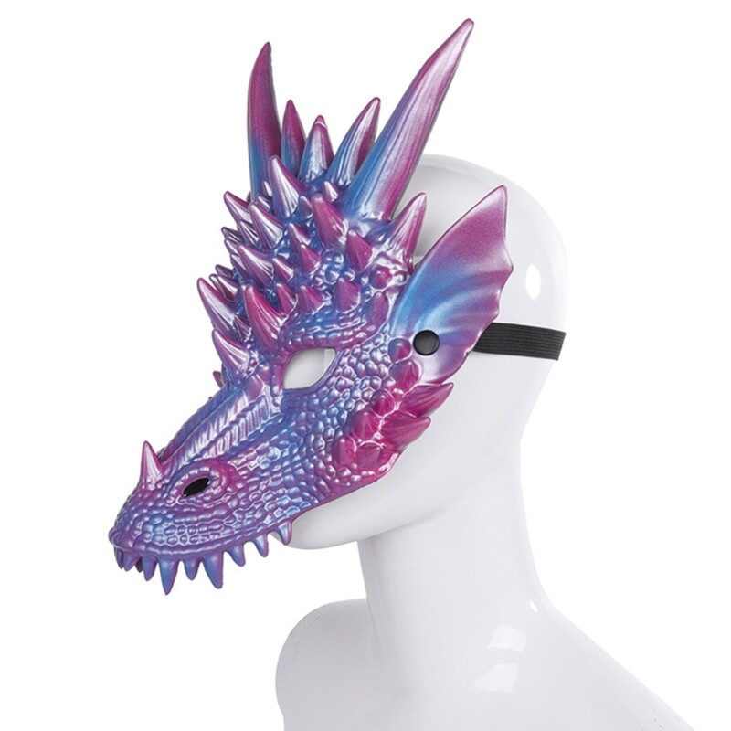Dragon Mask For Kids Adults Festival Party, Halloween Dragon Cosplay ...