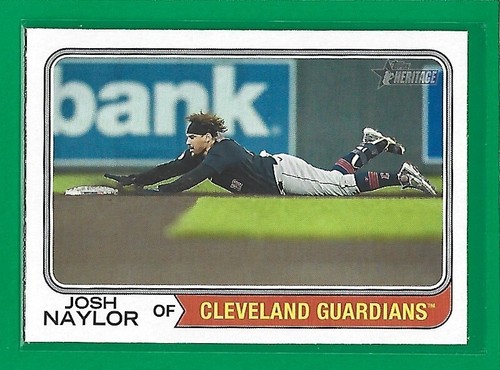 2023 Topps Heritage Baseball Josh Naylor #33 Cleveland Guardians | eBay