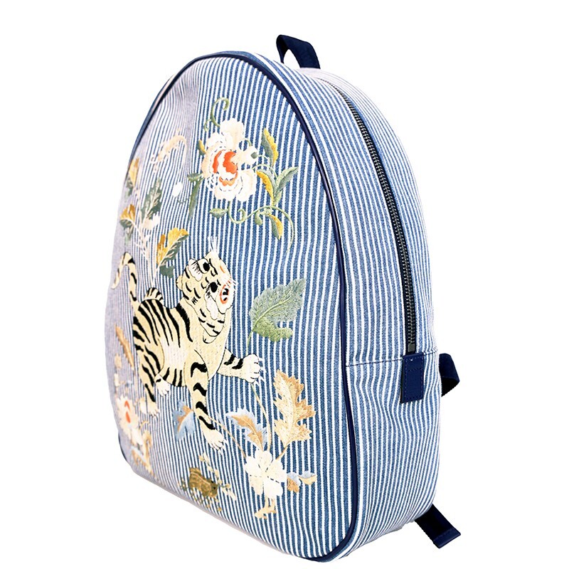 NEW $1500 GUCCI JUNIOR X Oshkosh B'gosh COLLAB Stripe WHITE TIGER ...