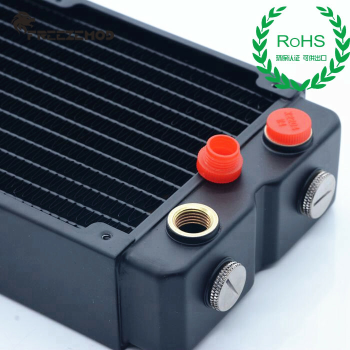 FreezeMod 120mm 240mm 360mm 480mm Copper Radiator 45mm Thick G1/4 Water ...