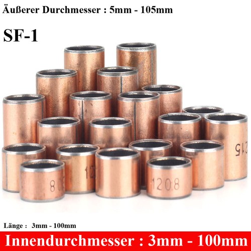 Hülsenlager Gleitlager Buchse Öllose Buchsen Lagerbuchse Welle ...