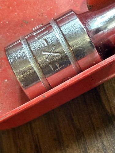 Vtg. Snap On Tools KRA-281 Steel Case 3/8" Socket Set Breaker Ratchet ...