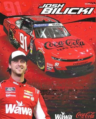 NEW! 2025 JOSH BILICKI #91 "COCA-COLA 0 SUGAR" NASCAR XFINITY SERIES ...