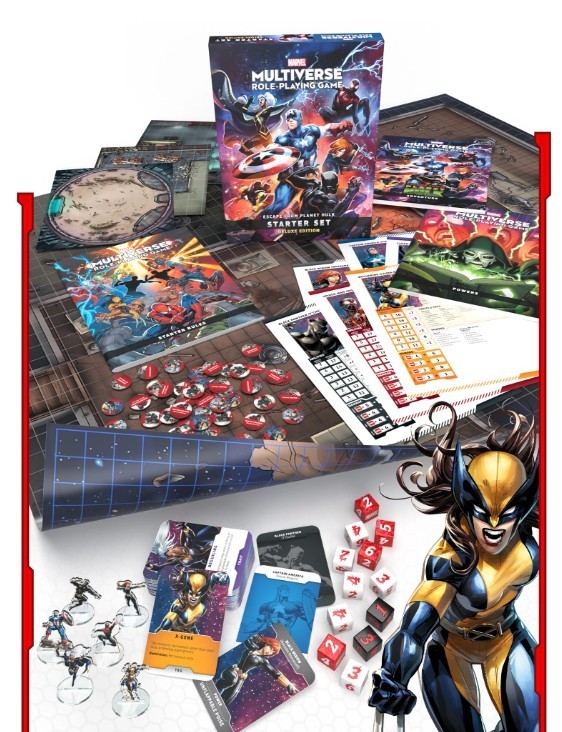 Marvel Multiverse RPG - Starter Set: Deluxe Edition + 2D Minis BUNDLE ...