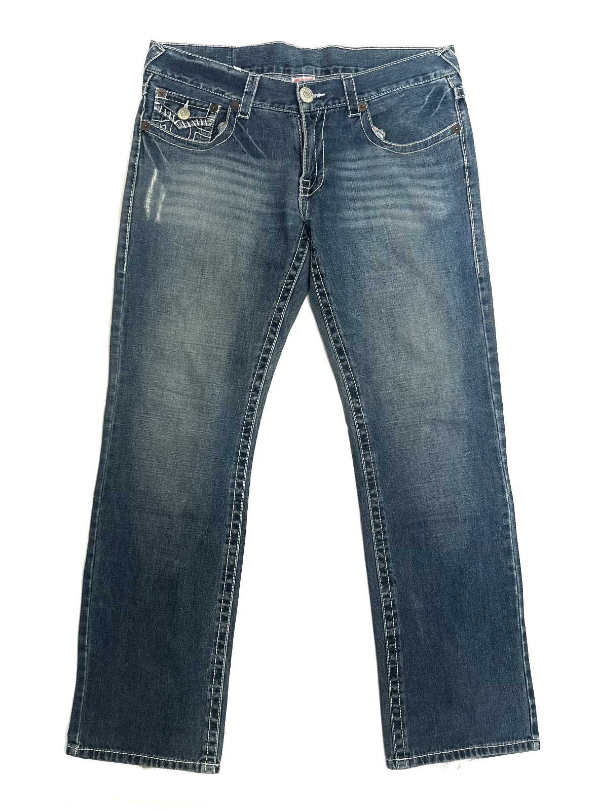 True Religion Billy Big T Jeans Mens 36 Bootcut Flap … - Gem