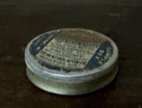 Metholatum - Antique Small Sample Tin. Late 1800’s Quack Medicine | eBay