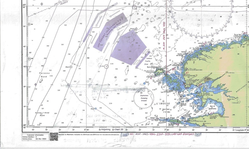Admiralty 2675 English Channel Marine Map Nautical Chart Ship Wall ...