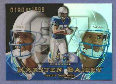 1999 Flair Showcase Karsten Bailey Seattle Seahawks 163 | eBay