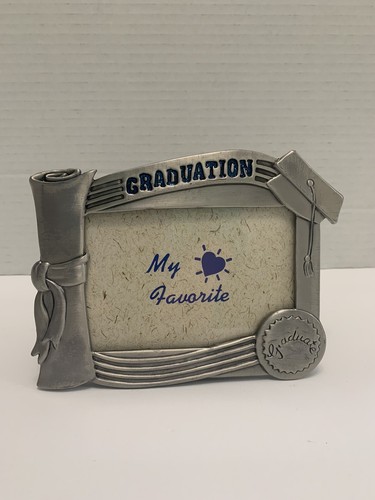 Metal School Graduation Small Frame Silver Tone Cap Diploma | eBay
