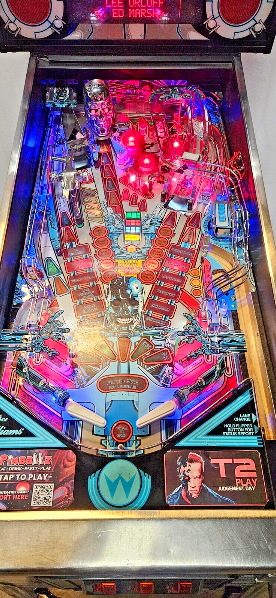 Terminator Pinball Game Terminator 2 (Williams 1991) G5k VPX